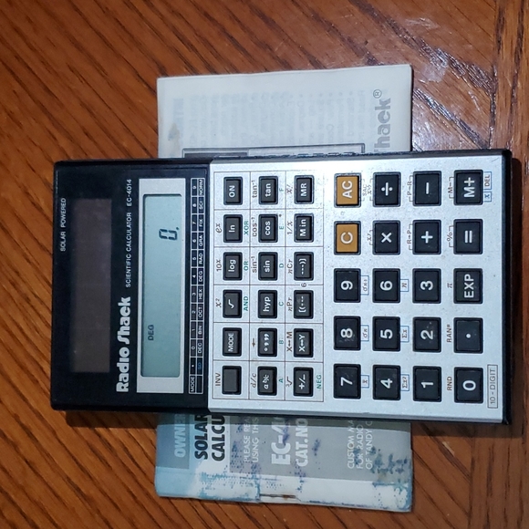 Radio Shack | Other | Solar Scientific Calculator Ec44 From Radio Shack ...